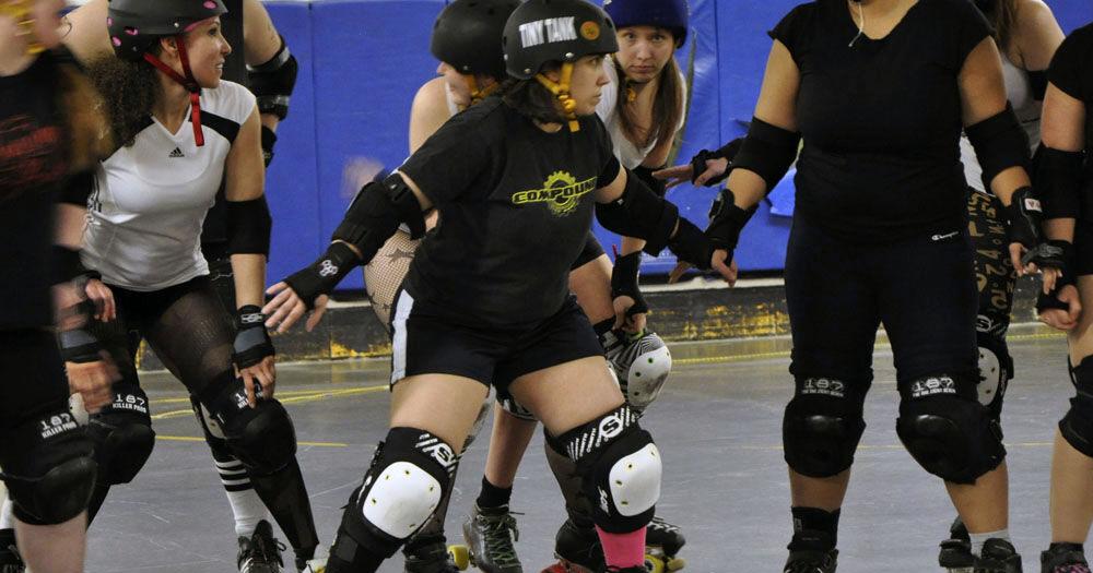 Roller derby Saturday night at Ted Reeve Arena