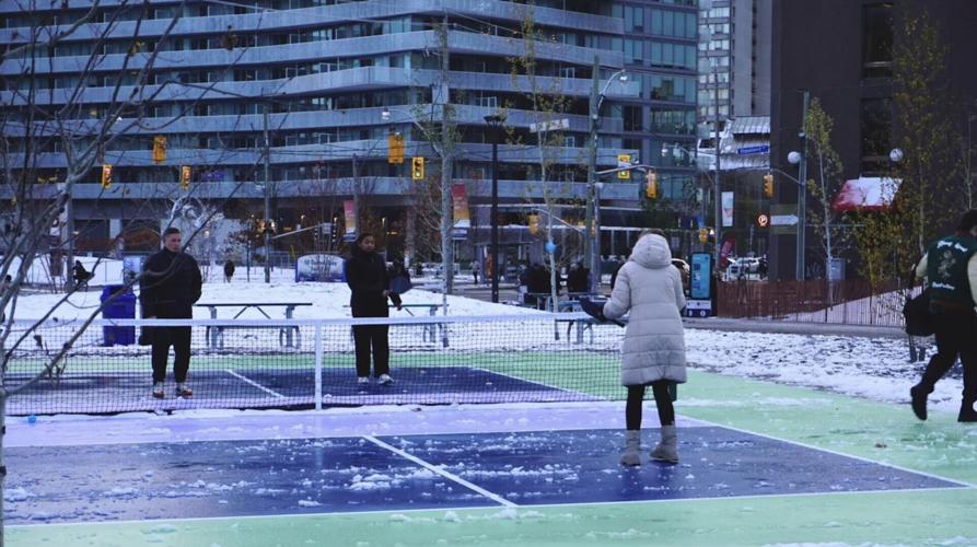 A new temporary park has opened on Toronto’s waterfront