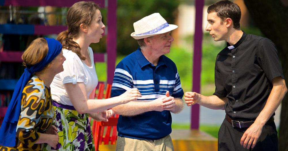 Shakespeare meets the swinging ’60s in The Merry Wives of Windsor