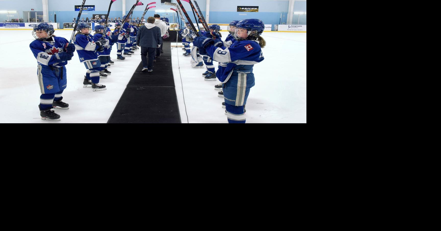 Etobicoke Dolphins retire #77 during tearful tribute to Abbey Tran
