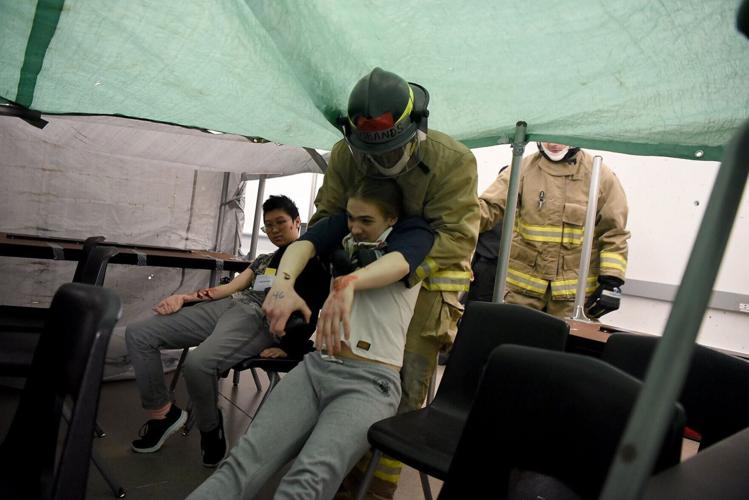 Hundreds participate in mock disaster scenarios at Centennial