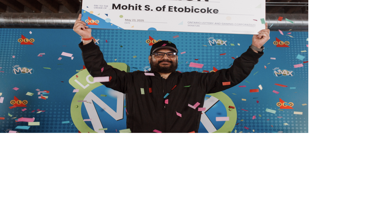 Ontario man claims $65-million Lotto Max prize