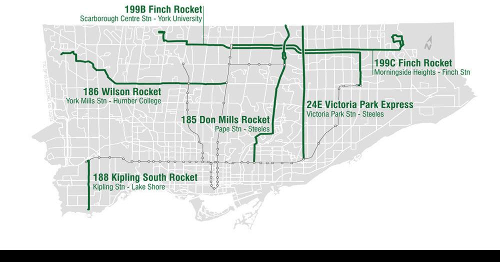 Two new TTC express bus routes service Etobicoke | News | toronto.com