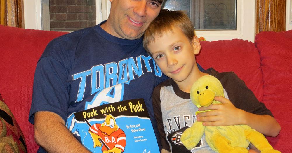 Seven-year-old shares story of ‘Duck with a Puck’