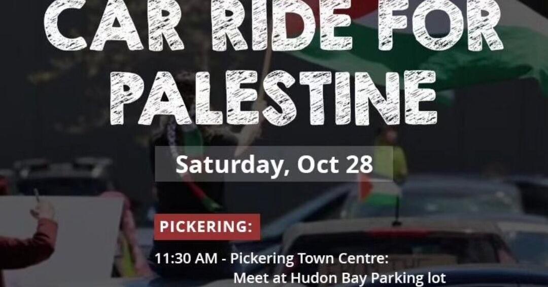 ‘The rally is peaceful’: Durham, Toronto Police monitoring Car Ride for ...