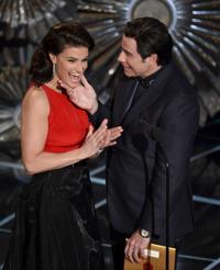 john travolta oscars adele dazeem