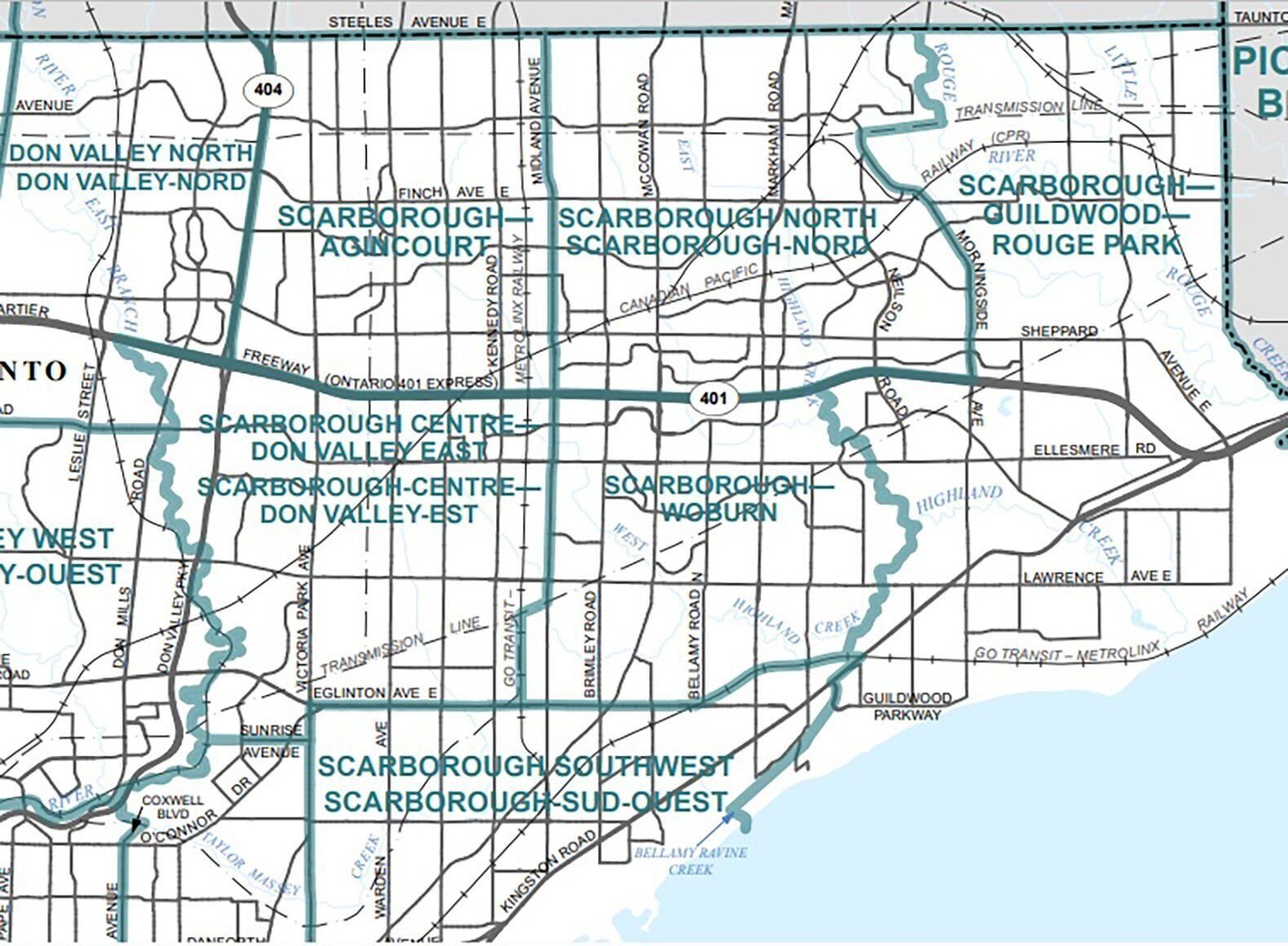 Toronto loses a riding as Scarborough Centre is merged with Don Valley East