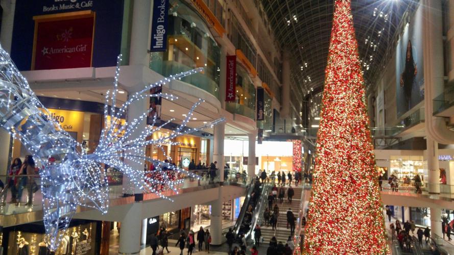 Massive Christmas tree to return to the Toronto Eaton Centre