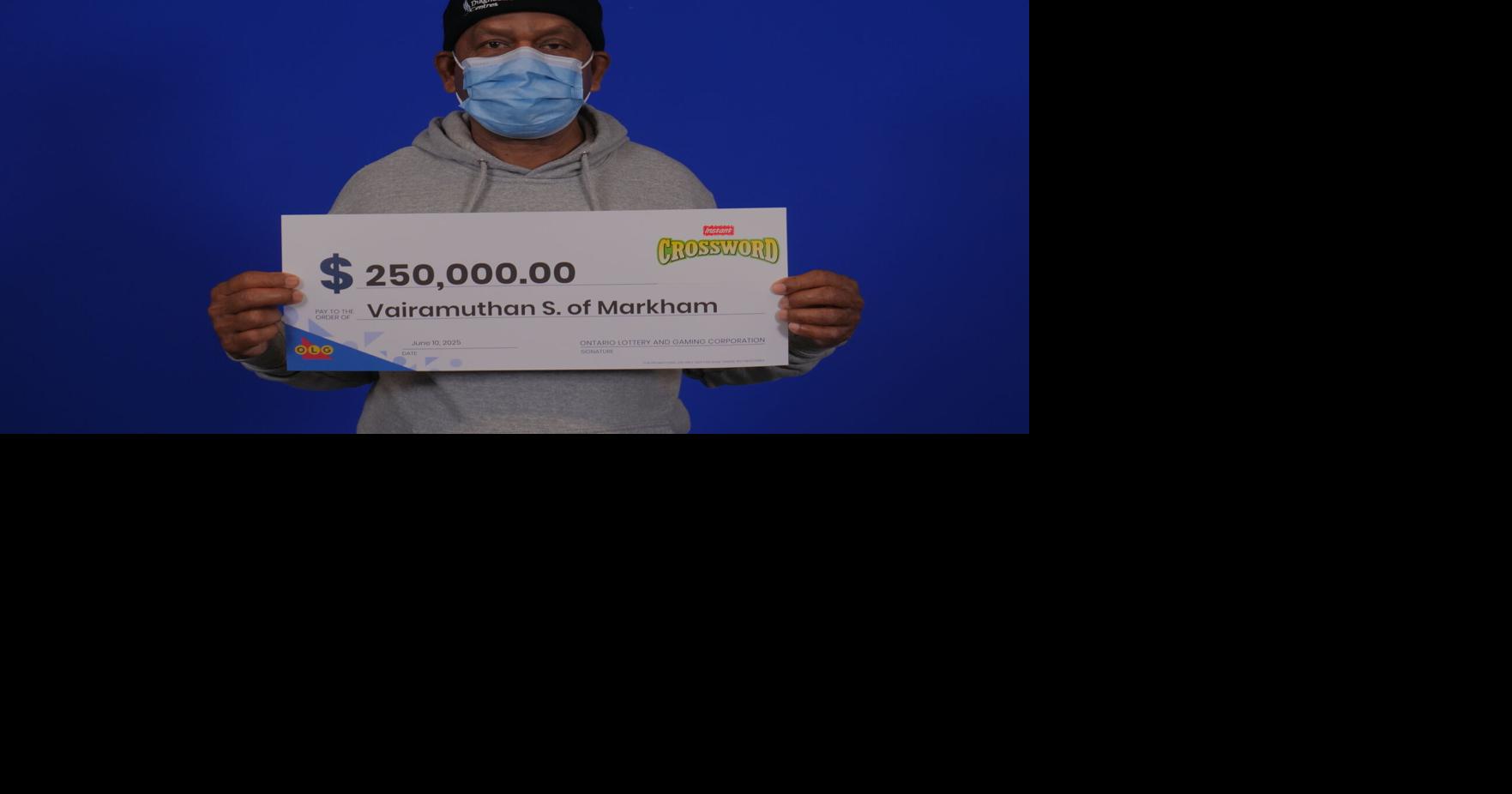 Markham man wins $250,000 on April Fool’s Day