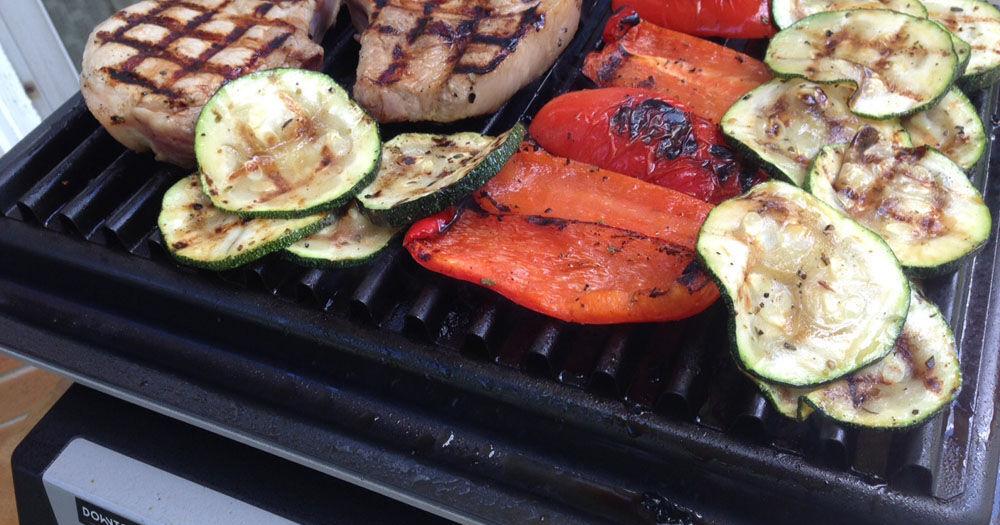 Electric hibachi touted as a safe indoor barbecue replacement