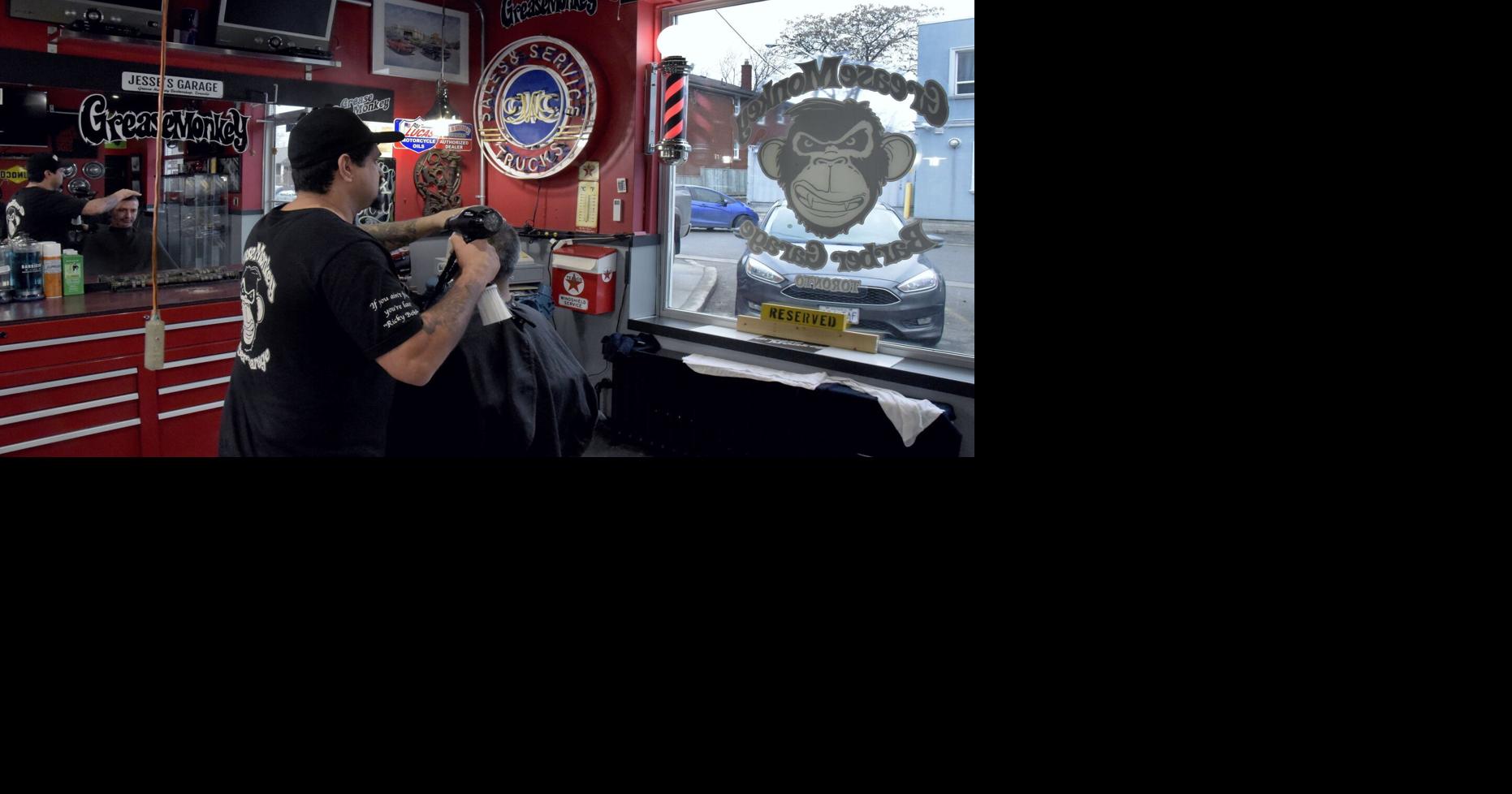 PHOTO SHOOTS: Getting a cut and a shave at Grease Monkey Barber Garage