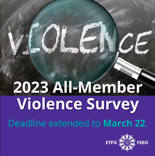 ETFO sharing results of a survey on violence in schools | News ...