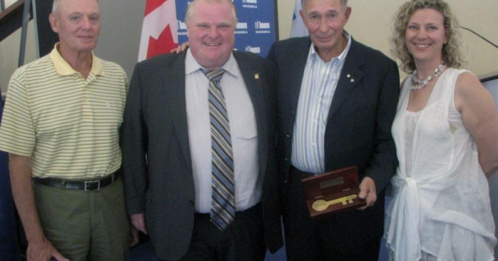 George Cohon awarded key to the city