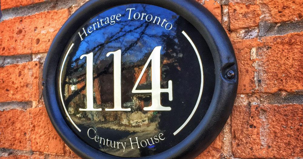 Heritage Toronto plaques commemorate century old homes