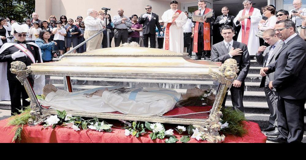 St. Maria Goretti's body at Scarborough church | News | toronto.com