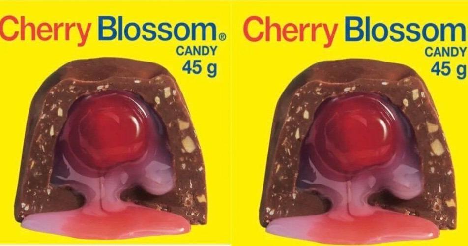 cherry blossoms candy