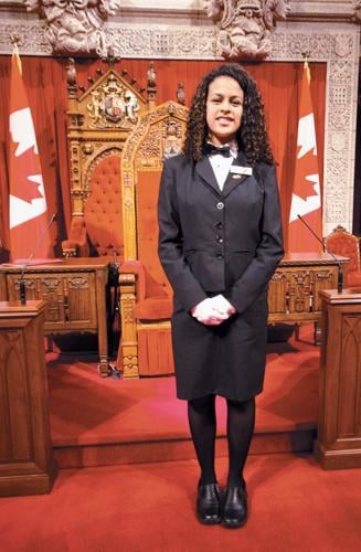 Student sees Canada from the floor of the Senate