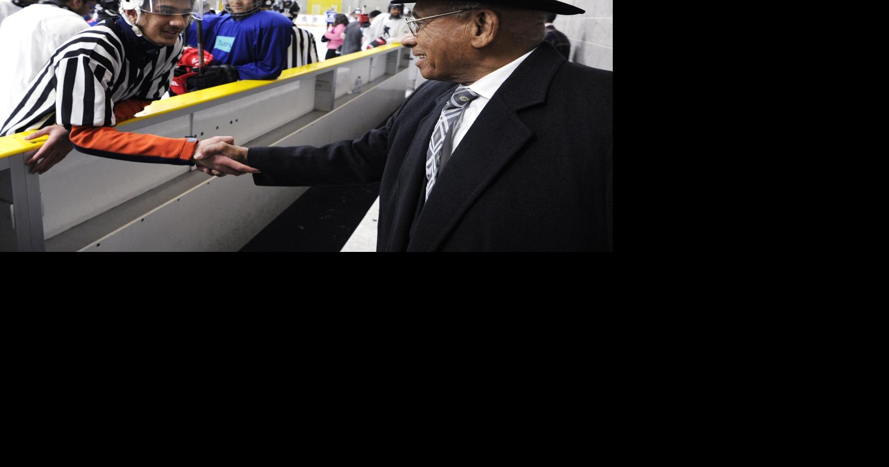 First black NHLer Willie O’Ree ‘inspirational’ to Malvern youth