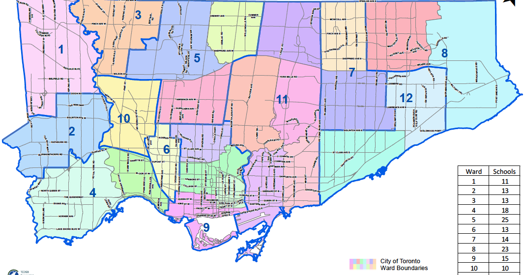 School boards shuffle ridings for 25-ward council