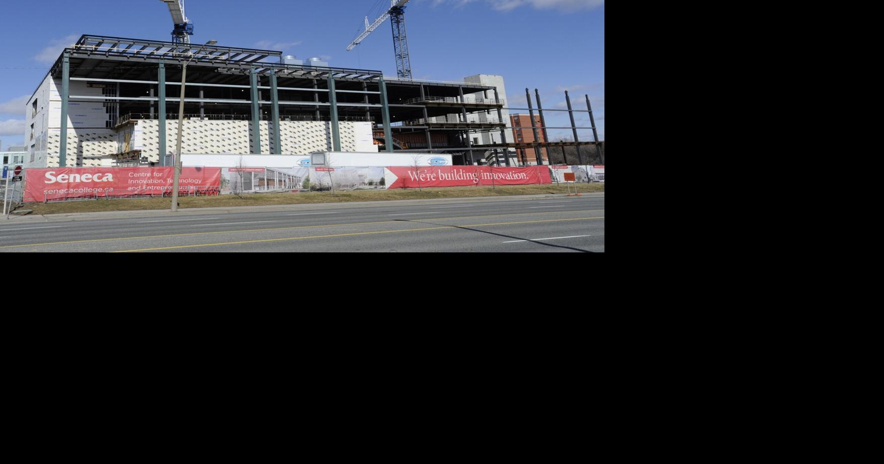 What’s going on here? New Seneca College building in North York