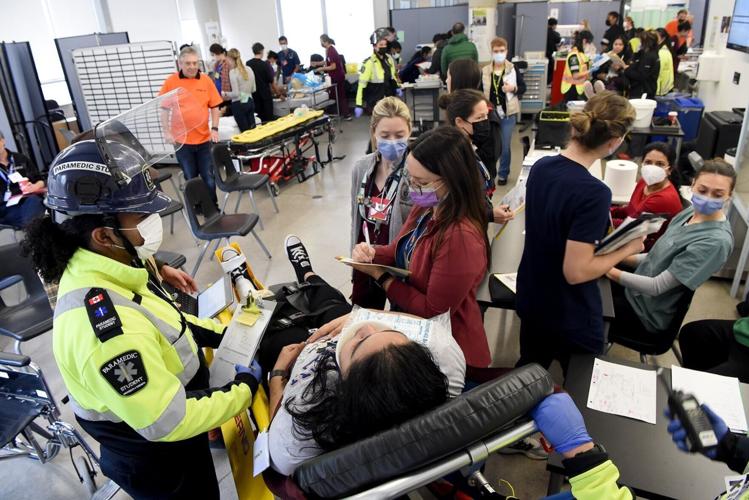 Hundreds participate in mock disaster scenarios at Centennial