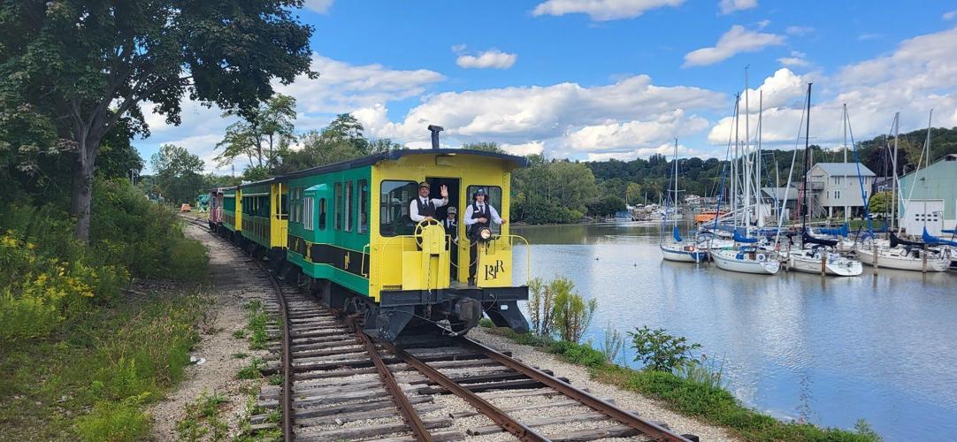 This train ride travels through an Ontario lakeside village