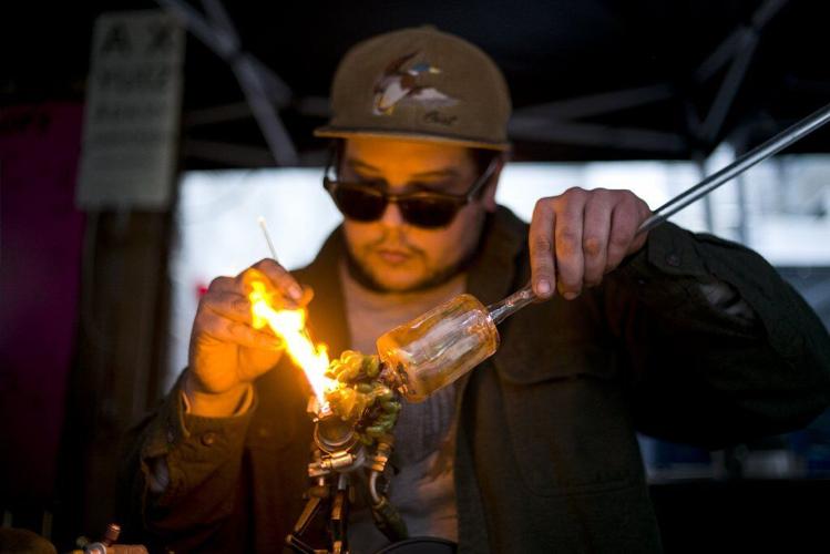 Pot smokers gather in downtown Toronto to celebrate legalization