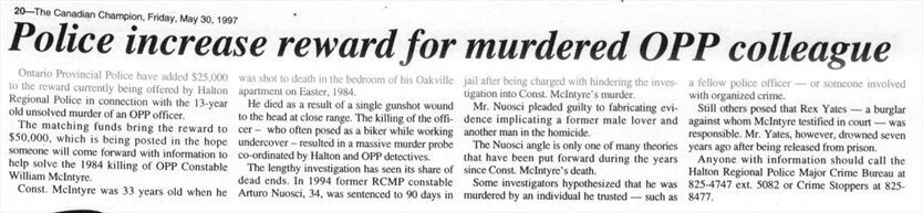 ONTARIO COLD CASE: Undercover OPP officer executed in his locked ...