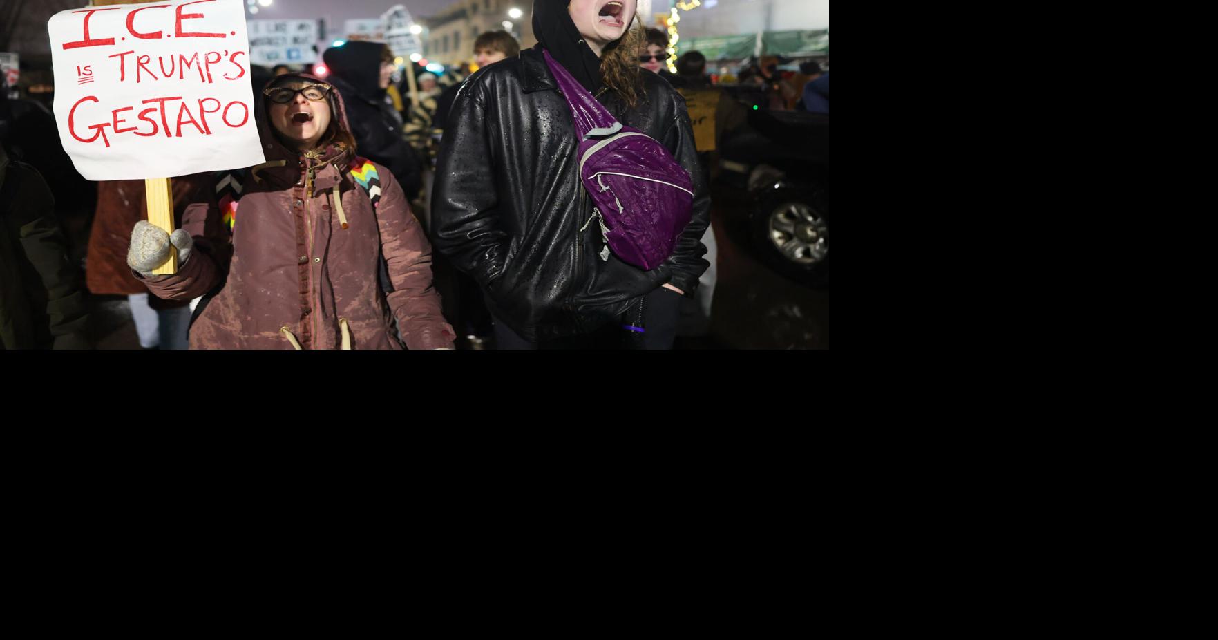 Protests over federal enforcement operations after shootings in ...