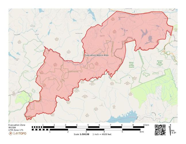Table Rock Fire yellow evacuation zone: March 31 | Meteorology ...