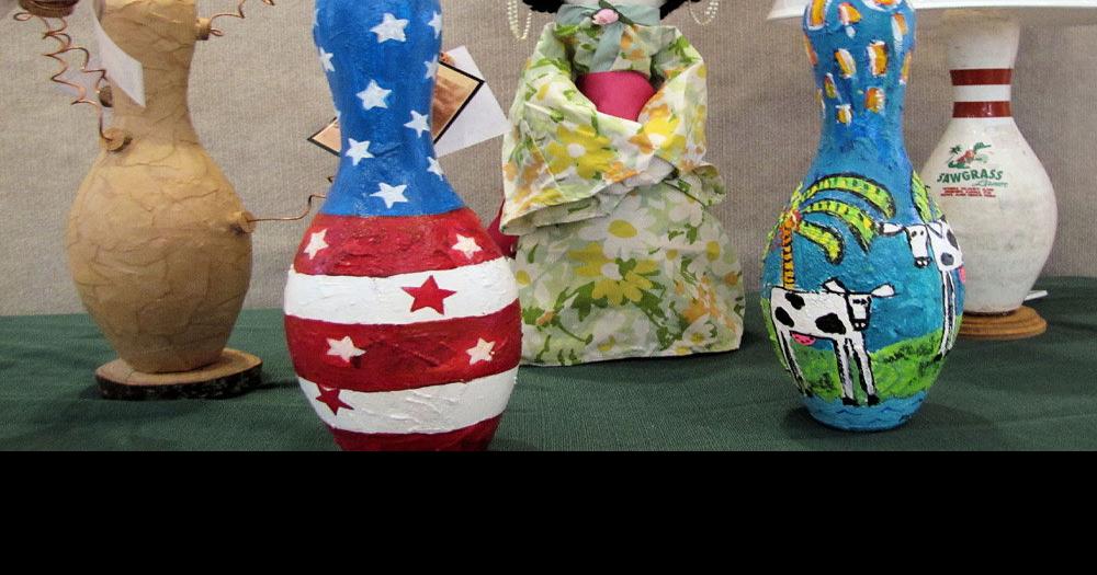 Local Artists Contribute Bowling Pin Art For TC Arts 'Fun'Raiser ...