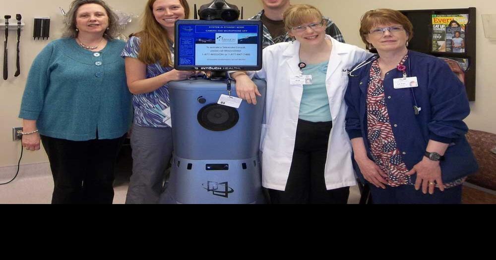 Sheldon The Robot Helps Out At Transylvania Regional Hospital ...