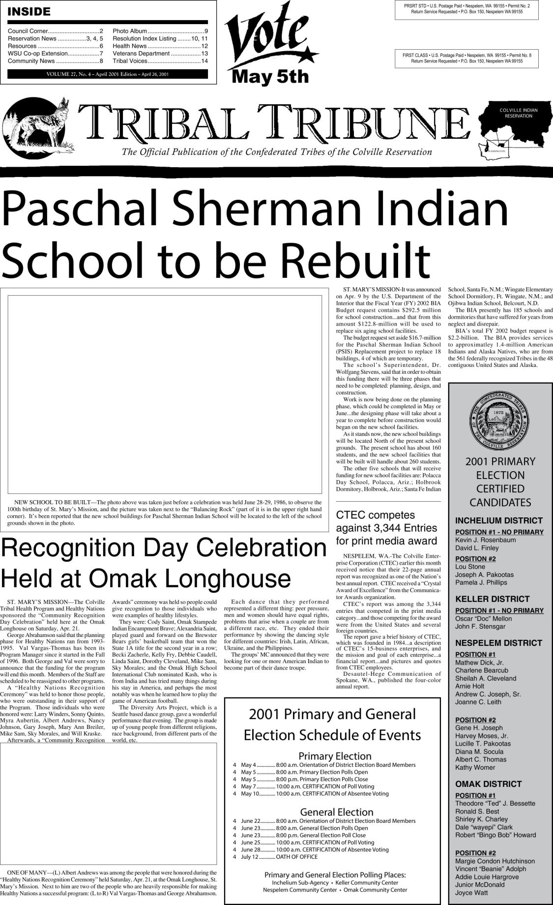 2001-4.pdf | Pre 2015 Issues | tribaltribune.com