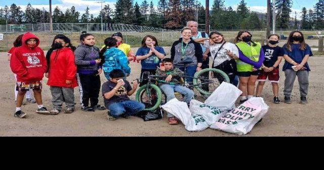 Inchelium School celebrates Earth Day with community clean up | News ...