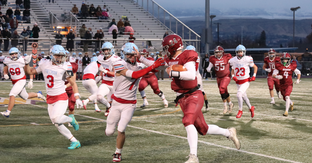 Okanogan knocks off Freeman 36-26, headed back to 2B state title game ...