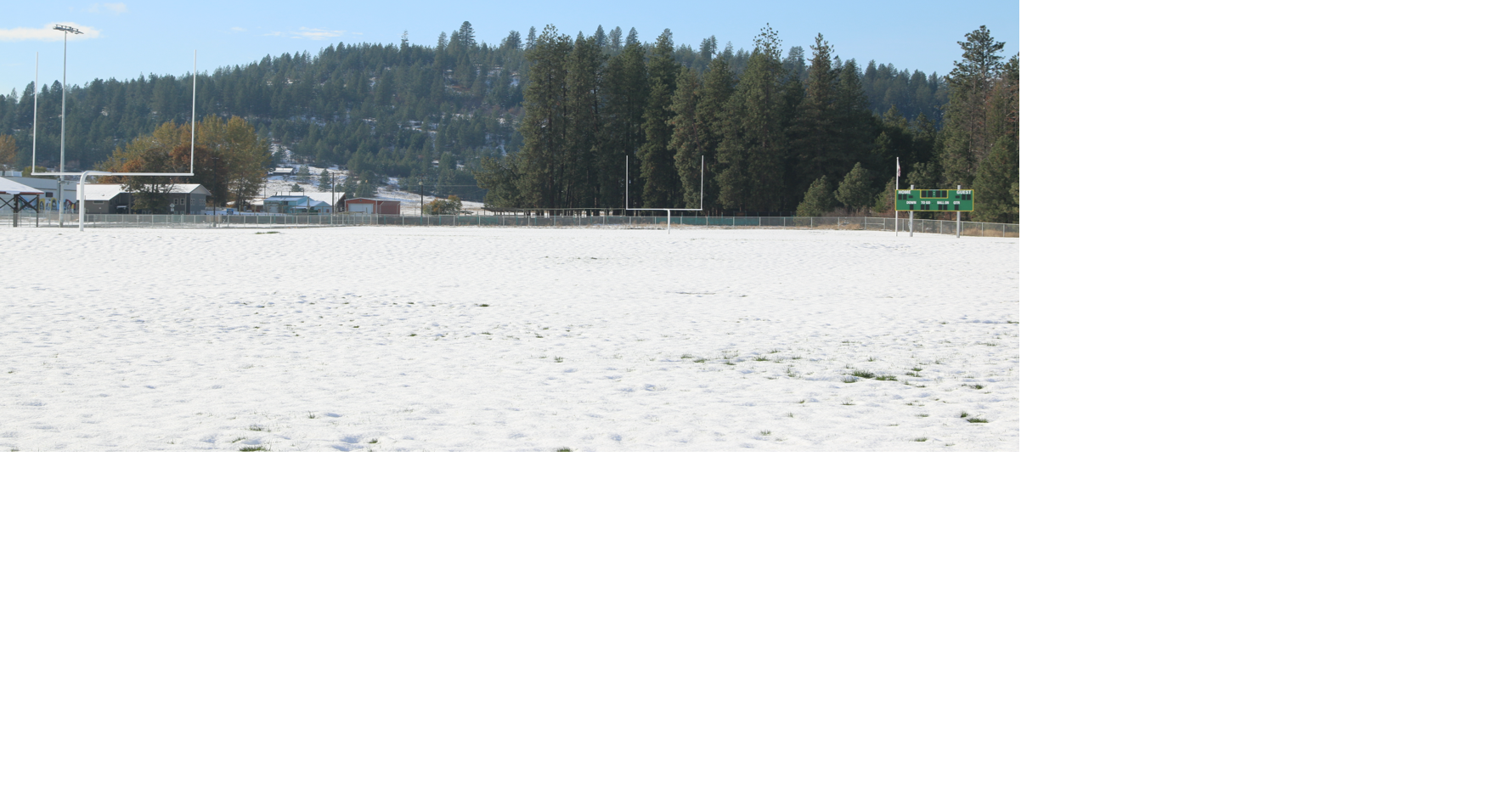 Inchelium School has reconstructed their football field, and maybe ...