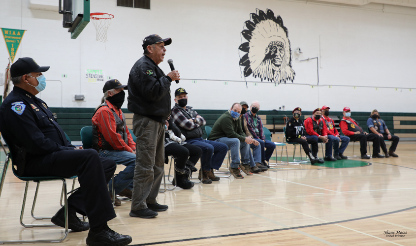 Veterans gather at Inchelium school, share stories with students ahead ...