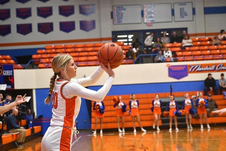 Lady Marshals complete season sweep over CFS Lady Eagles | Sports ...