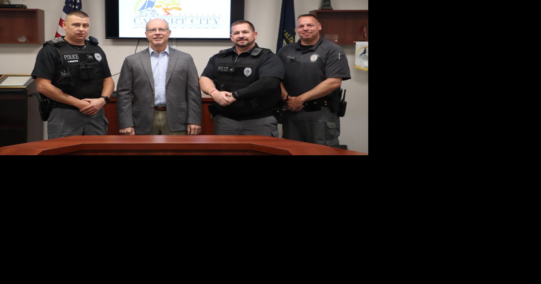 Two new Calvert City police officers sworn in | News | tribunecourier.com