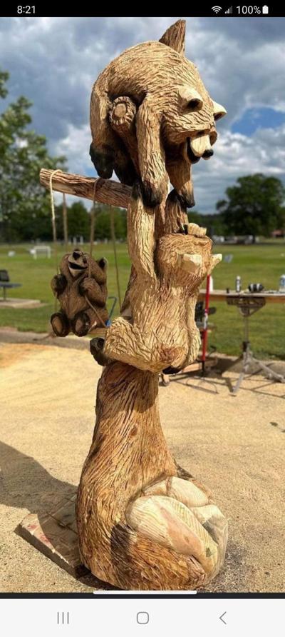 Aurora prepares for Sawing Logs Chainsaw Carving Competition ...
