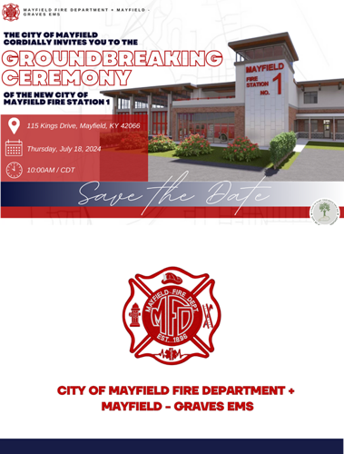 'Thrilled to celebrate this milestone' — Mayfield Fire Department ...