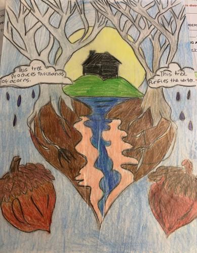 how to draw save fuel for better environment