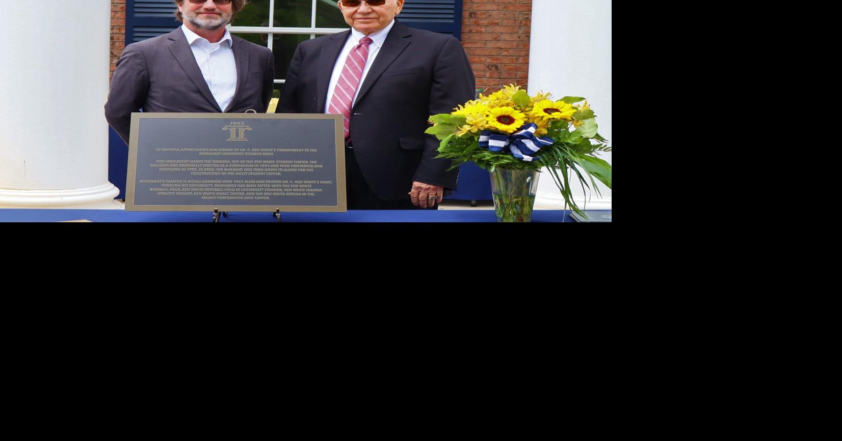 Reinhardt dedicates courtyard to Ken White | Education ...