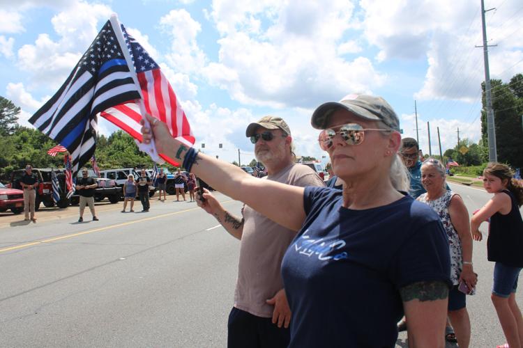 Procession for fallen Holly Springs officer draws hundreds | Local News ...