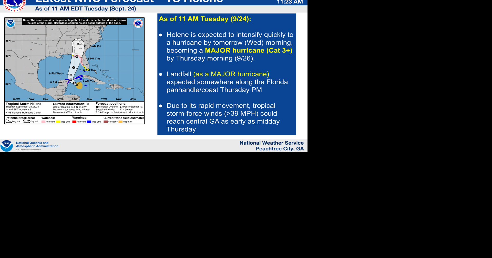 Tropical Storm Helene Heading for Metro Atlanta | News ...