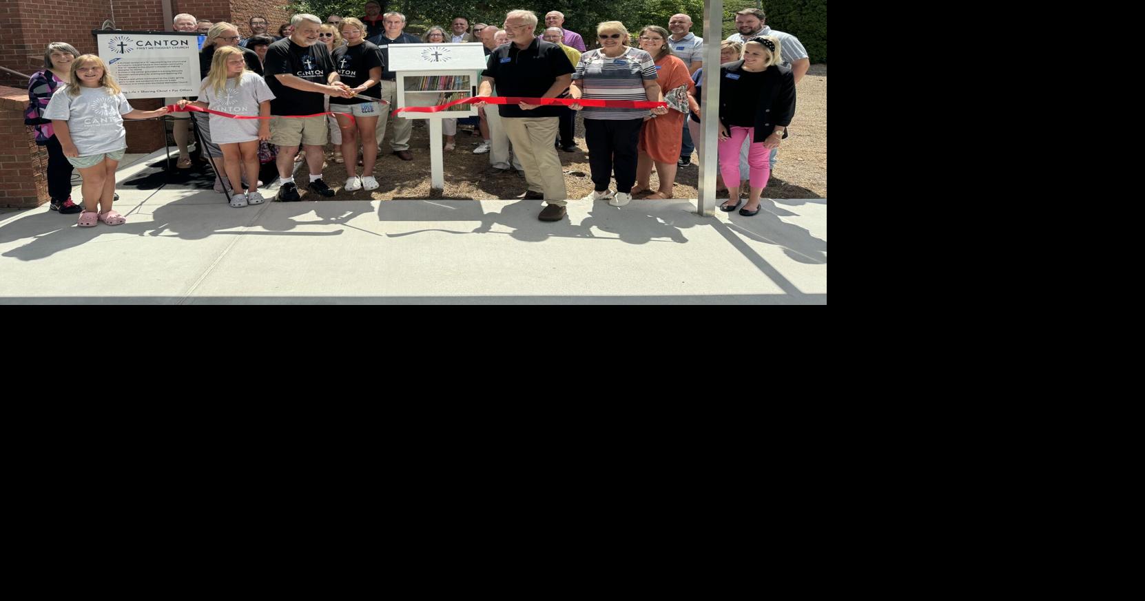 Canton First Methodist Church unveils Little Free Library | Local News ...