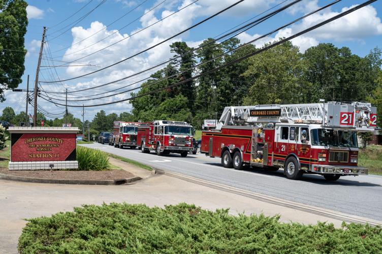 Cherokee County Fire, friends and family honor Sgt. King | Local News ...