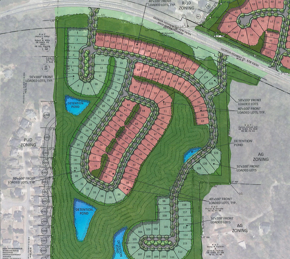 Canton Denies Request to Build 200 Homes on Knox Bridge Highway | Local ...