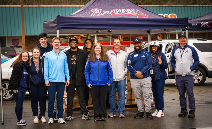 Atlanta Braves Home Plate Project visits Canton to distribute food to ...
