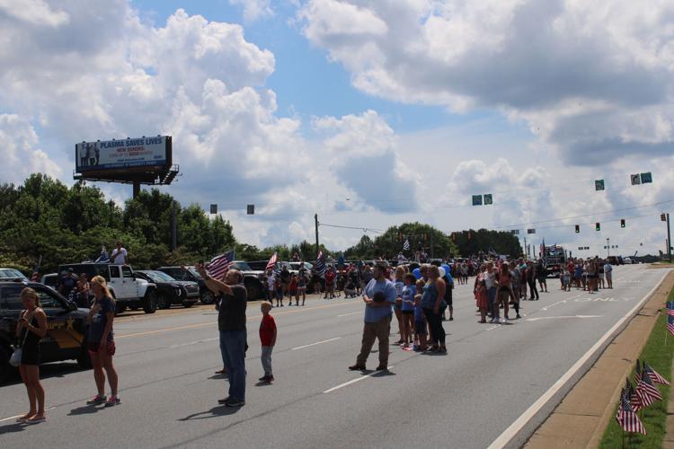 Procession for fallen Holly Springs officer draws hundreds | Local News ...